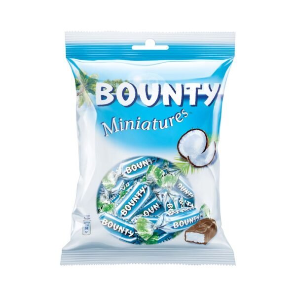Bounty Miniatures Milk Chocolate Mini Bars 150g – Snackly